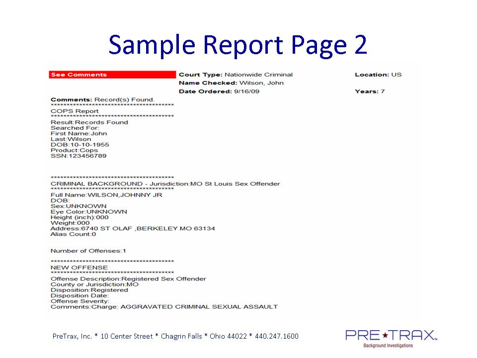 Instructions | Background Check | Employment Background Check | PreTrax ...